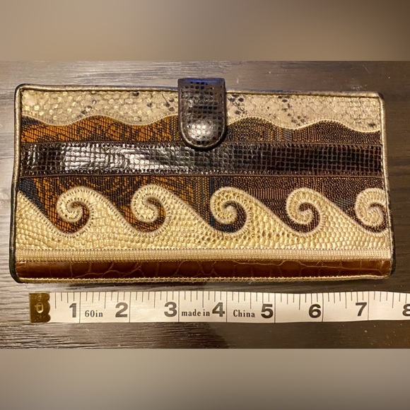 Sharif | Bags | Vintage Sharif Multi Color Leather Wallet | Poshmark